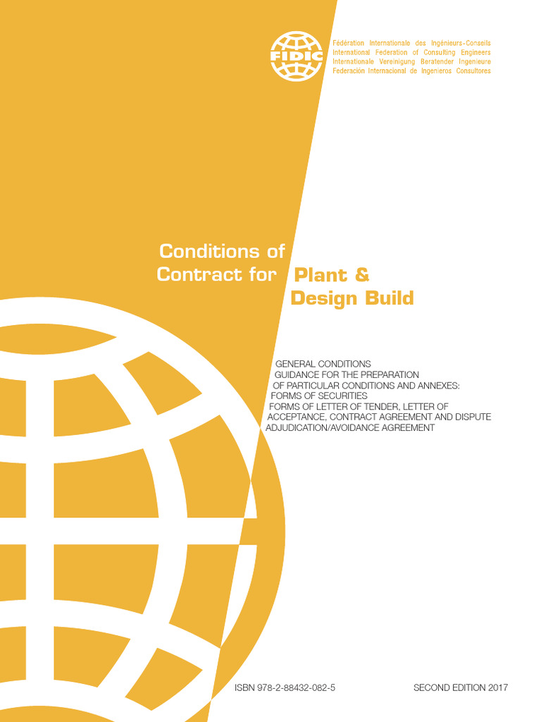 FIDIC Plant & Design Build Contract Guide | PDF | Employment | Copyright