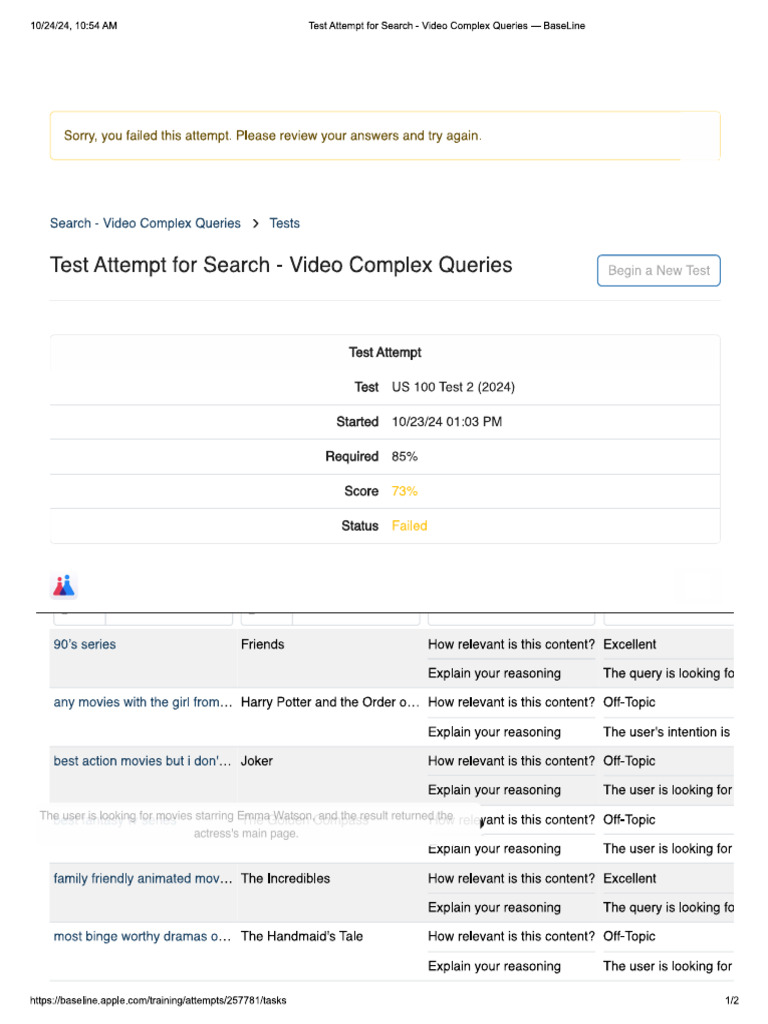 Test Fail | PDF