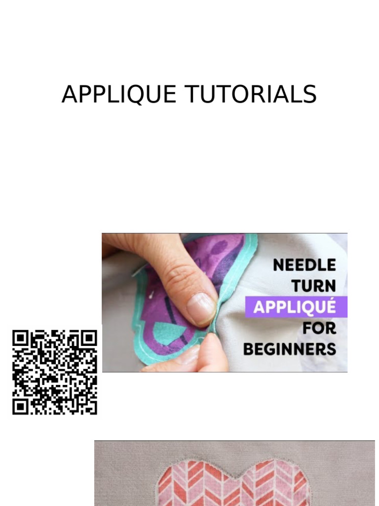 Applique Tutorials | PDF