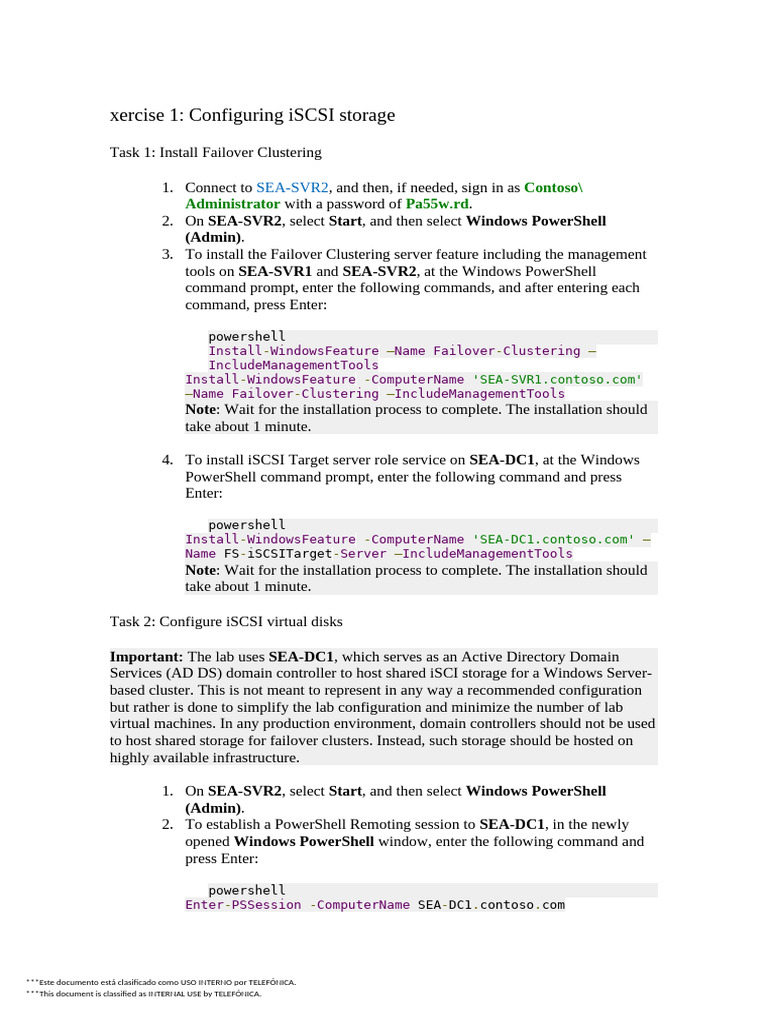 Cluster Lab 2 | PDF | Computer Cluster | Active Directory