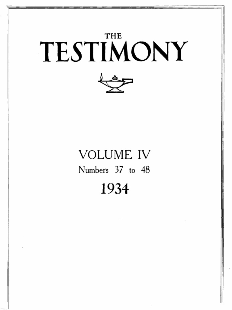 The Testimony | PDF | Books Of Kings | Hebrew Bible People