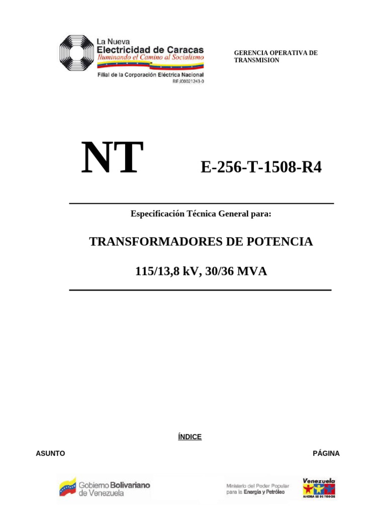 Caracteristicas Transformadors | PDF | Transformador | Inductor