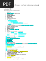 Class 9th Descriptive Paragraph Worksheet | PDF