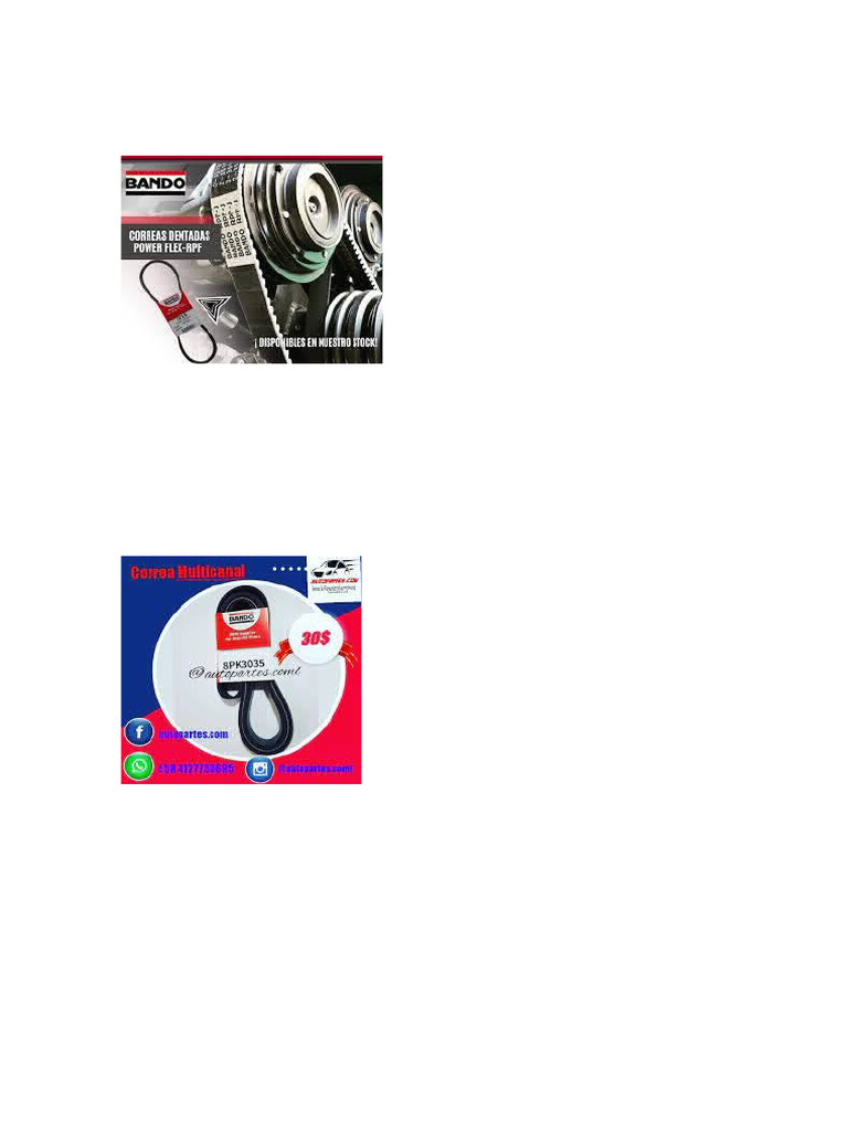 Correas Trapezoidales en V | PDF