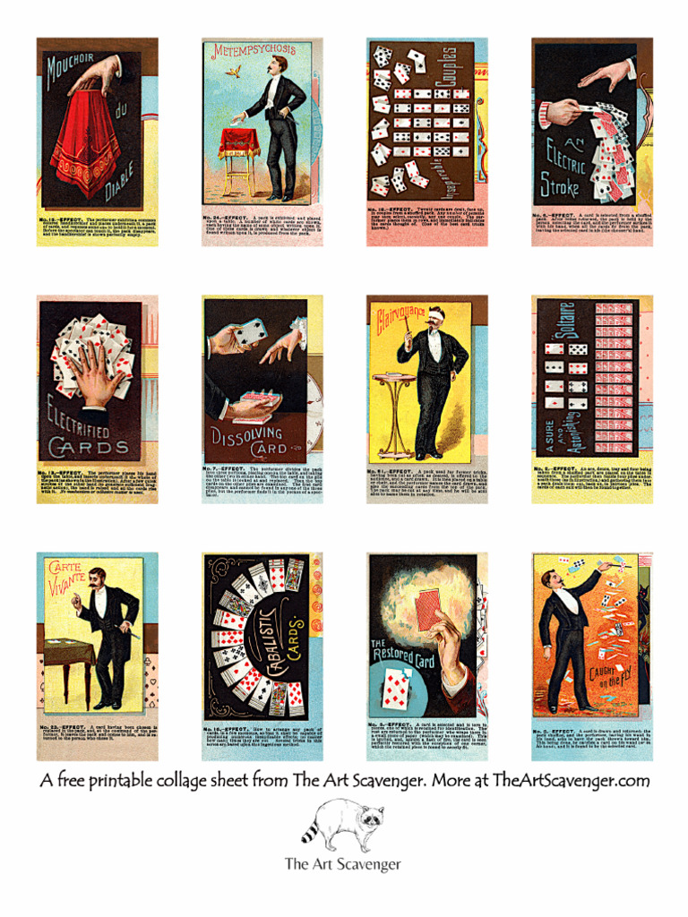 Vintage-Card-Trick-Instructions-Free-Printable-Collage-Sheet-1.5x2.5 ...
