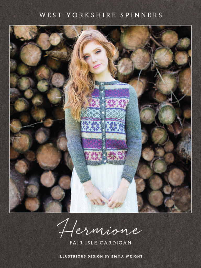 Wys Illustrious DK Hermione Fair Isle Cardigan Wys98993 Dbp0027 | PDF ...