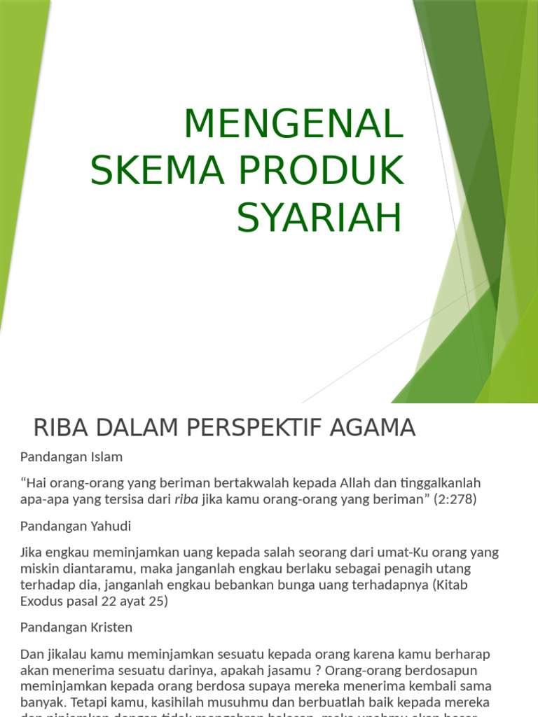 Skema Transaksi Syariah | PDF