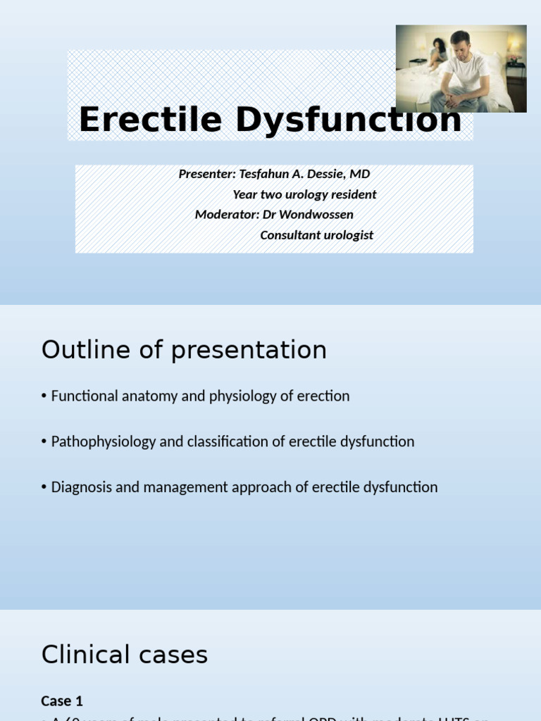 Erectile Dysfunction | PDF | Erectile Dysfunction | Medical Specialties