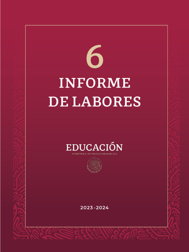 6to Informe de Labores | PDF | Inclusión (Educación) | Enseñando