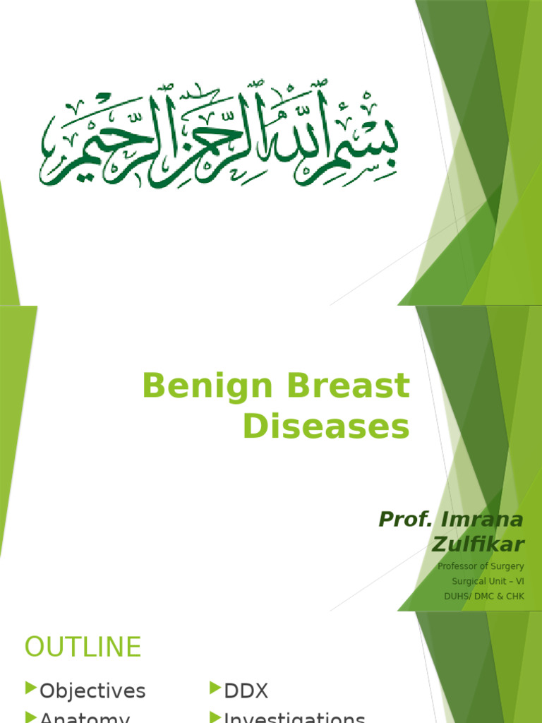 Understanding Benign Breast Diseases | PDF | Breast Cancer | Diseases ...