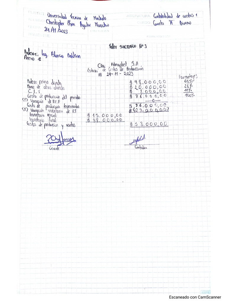 Christopher Aguilar-Taller Palmaplast | PDF