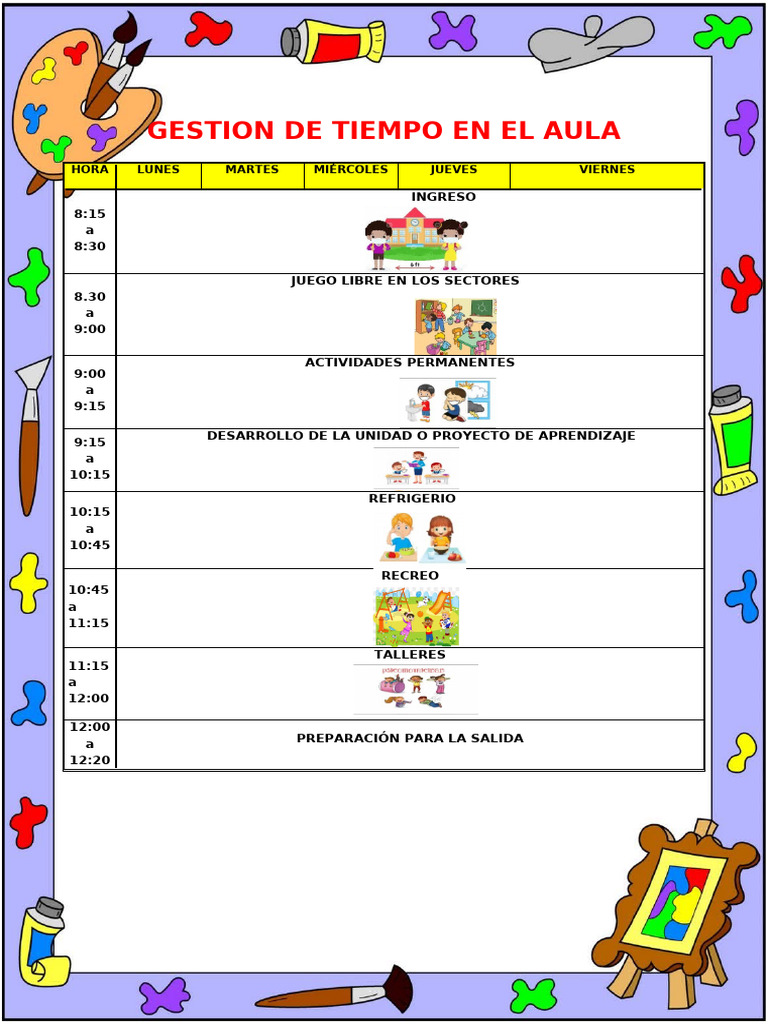 Gestion de Tiempo en El Aula | PDF