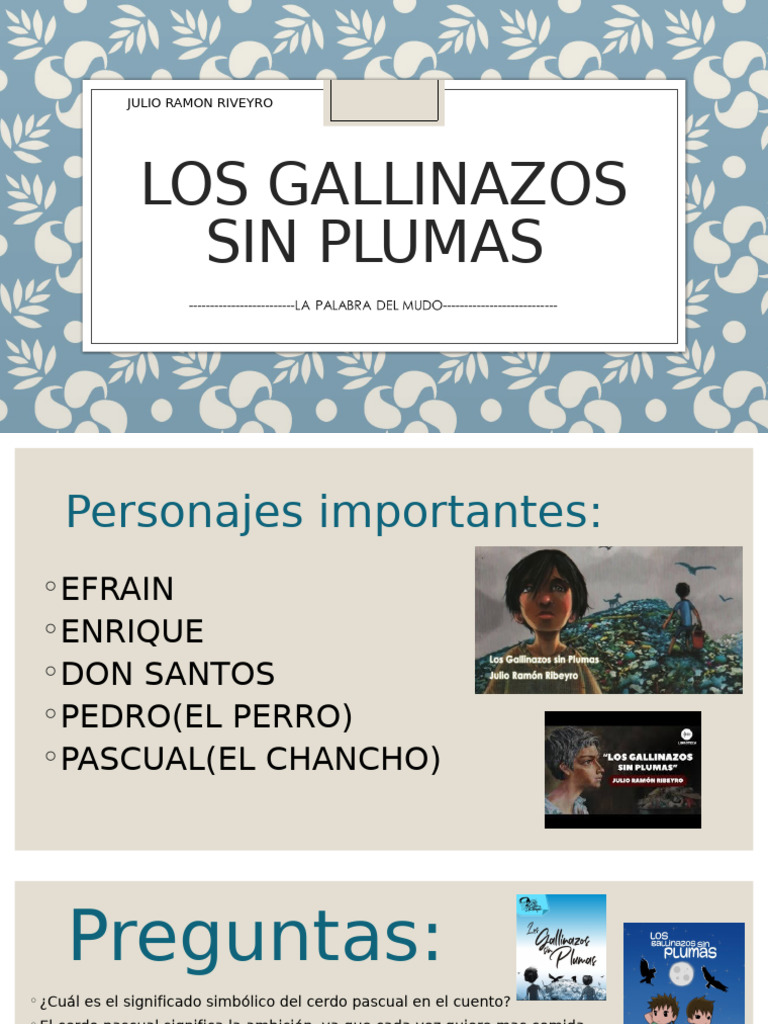 Significado del Cerdo Pascual en el Cuento | PDF