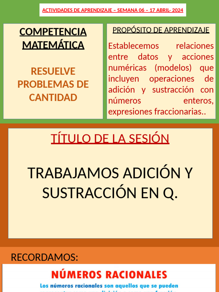 Adición y Sustracción de Fracciones | PDF | Sustracción | Aritmética