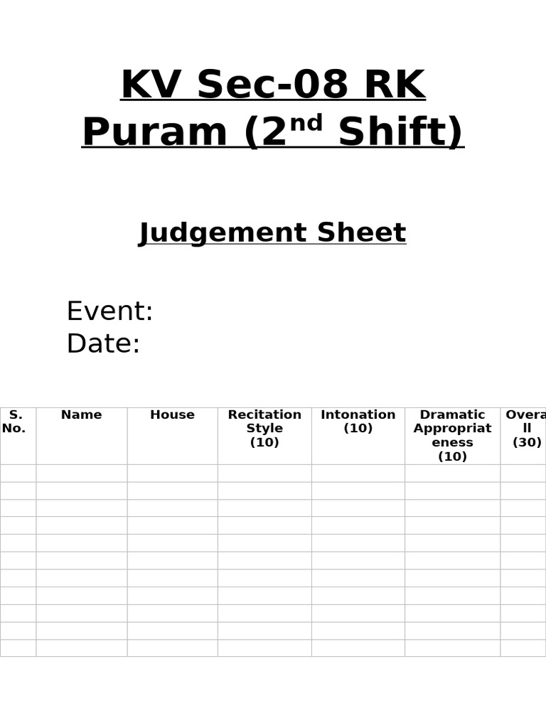 Judgement Sheet | PDF