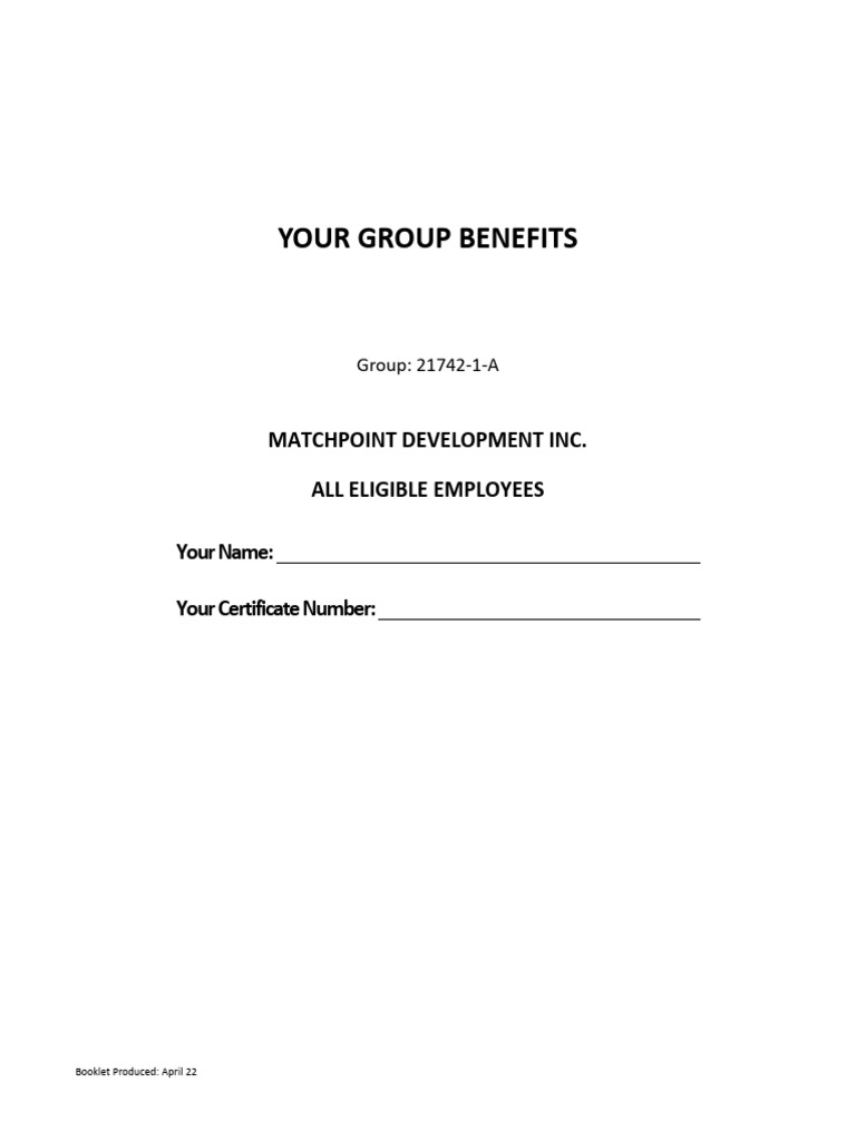 RWAM Employee Benefits Overview | PDF | Life Insurance | Insurance