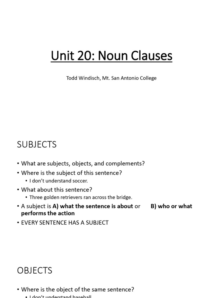 Noun Clauses with Question Words | PDF | Verb | Clause