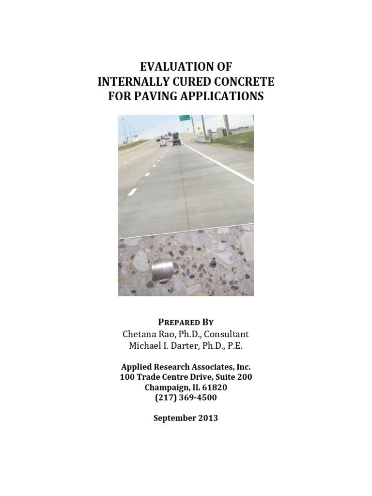 8. Eval of ICC for Paving Apps Report | PDF | Concrete | Road Surface