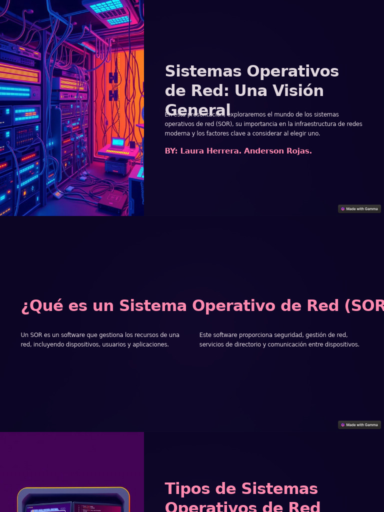 Sistemas Operativos de Red Una Vision General | PDF | Servidor (Computación) | Red de computadoras