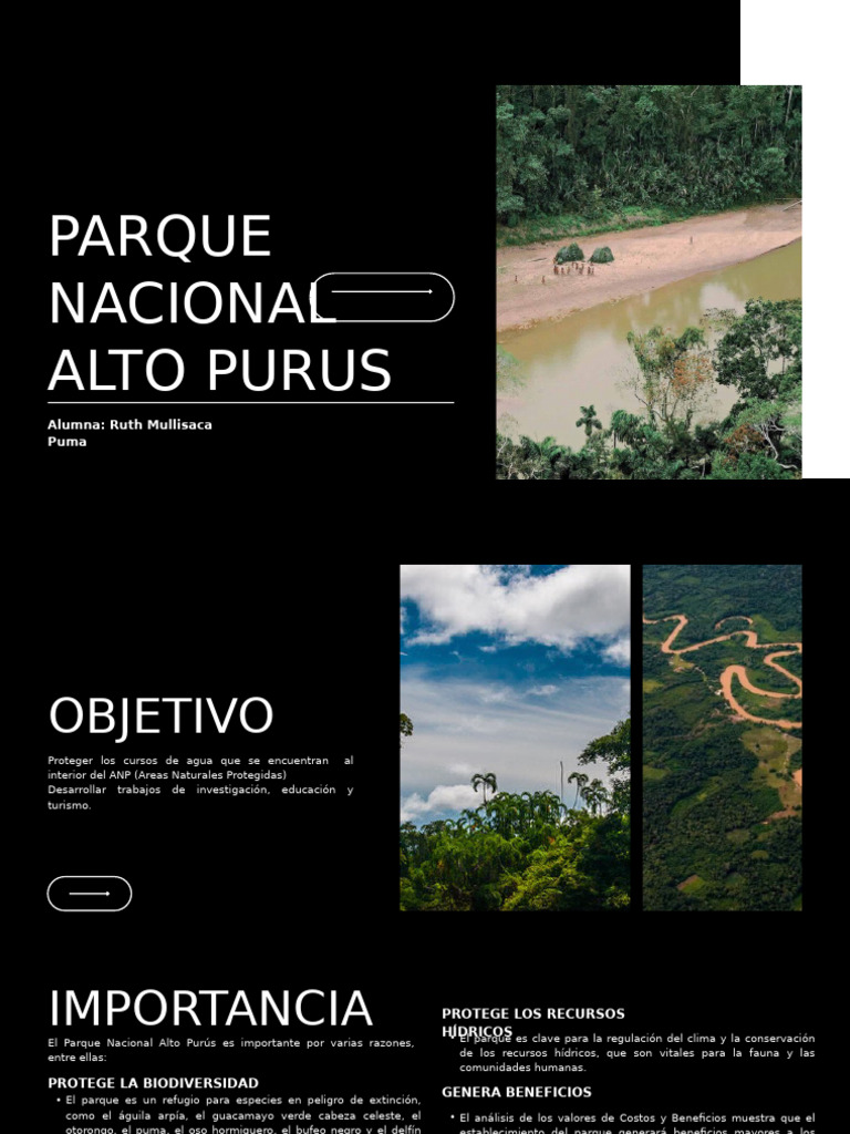 Parque Nacional Alto Purus | PDF | Deforestación | Entorno natural