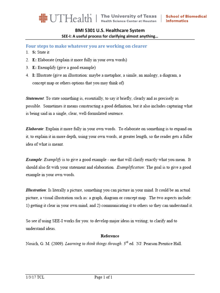 SEEl - 4 Steps To Make Your Writing Clearer | PDF