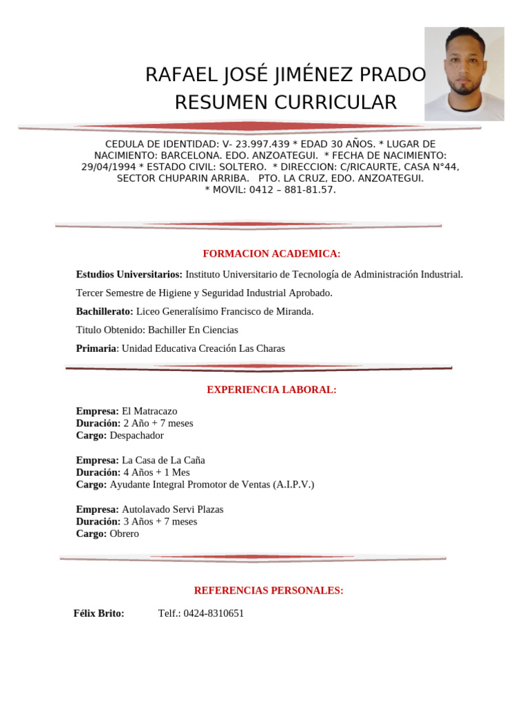 CURRICULUM RAFAEL (1) (3) | PDF