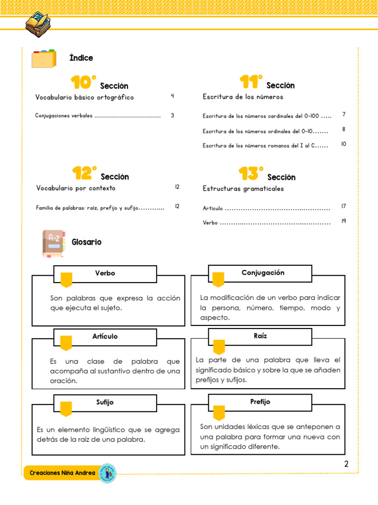 4° AM Español - Librito - Mayo | PDF | Verbo | Palabra