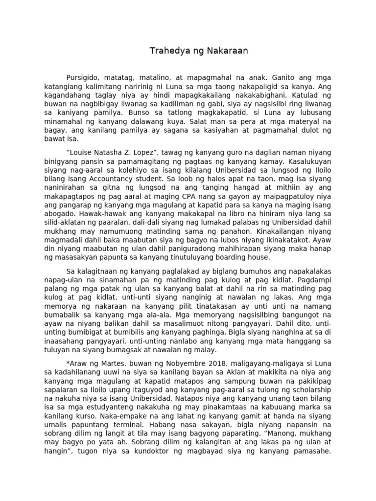 Filipino Story | PDF