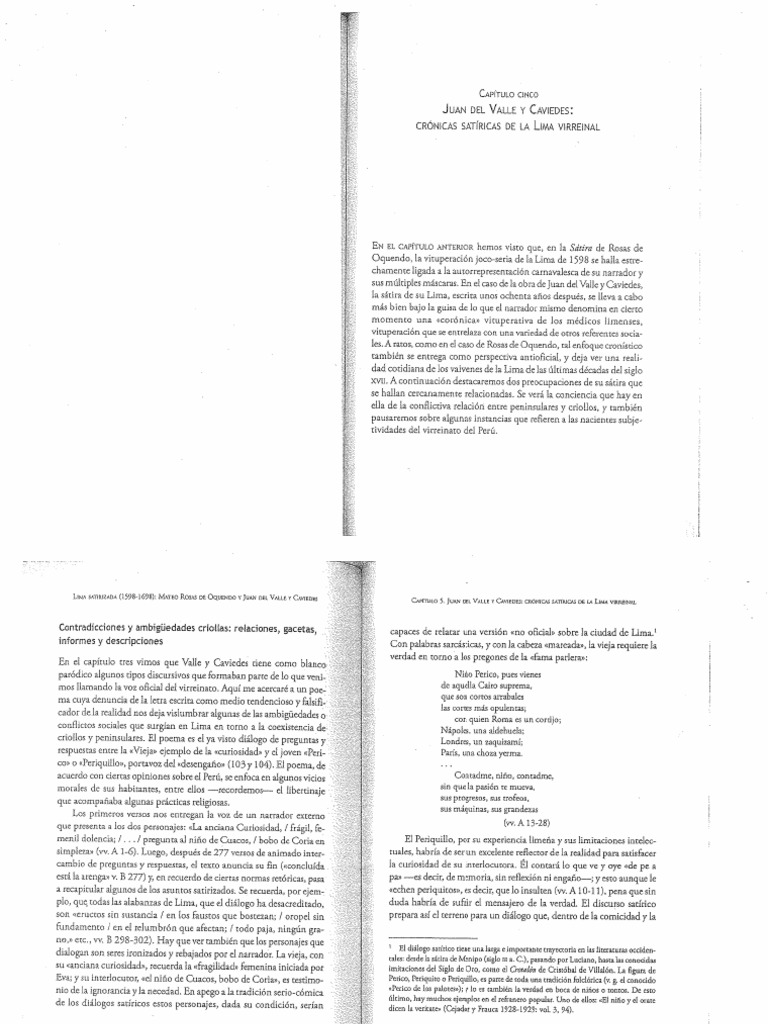 Lasarte Pedro. Lima Satarizada | PDF