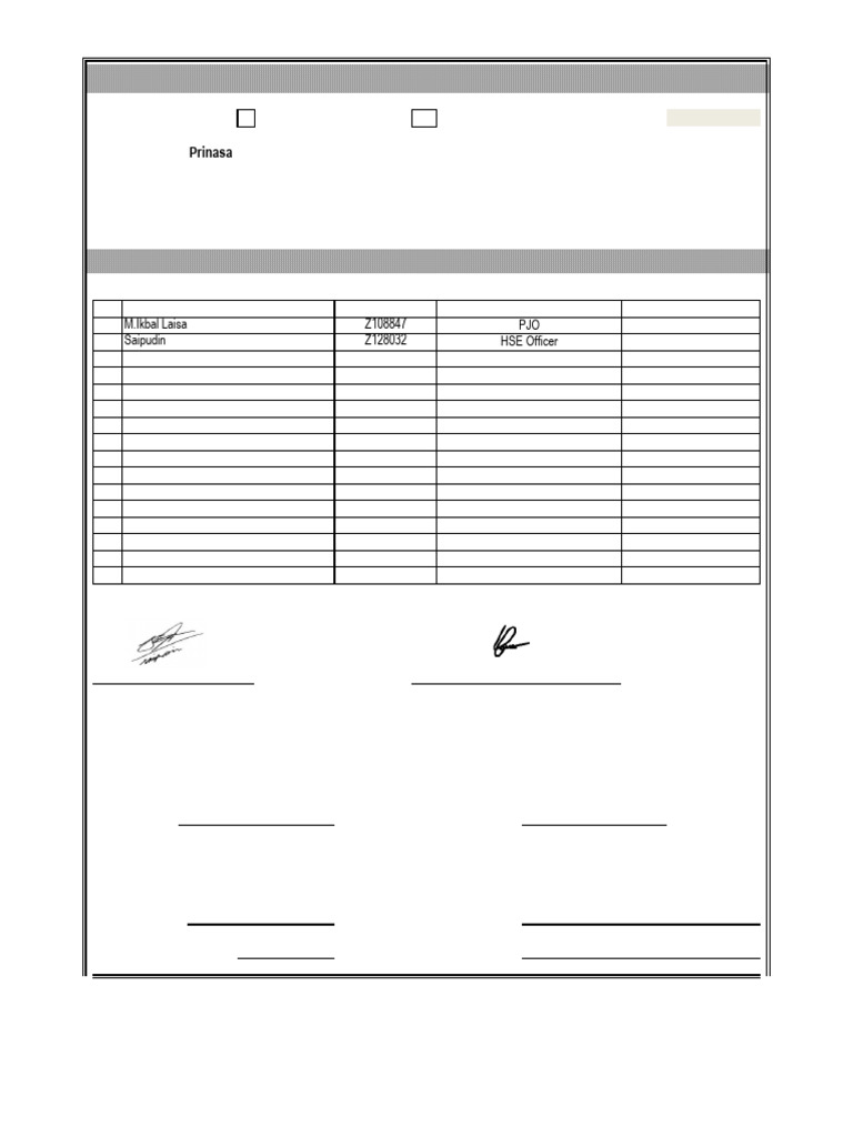 CP - Form Nomination Prinasa 06.01.2025 | PDF