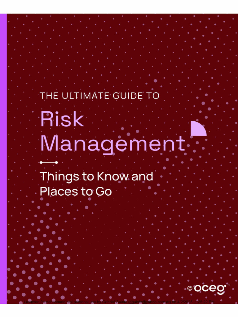 RM Guide - Oceg | PDF | Risk Management | Risk