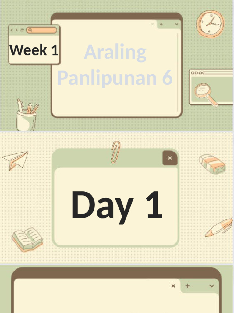 Ap6 4th w1 Melc | PDF