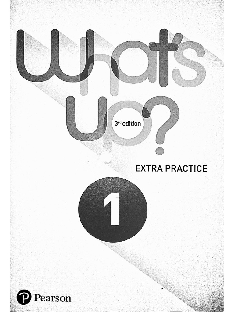 What's up 1- 3rdEd EXTRA ACTIVITY-1 | PDF