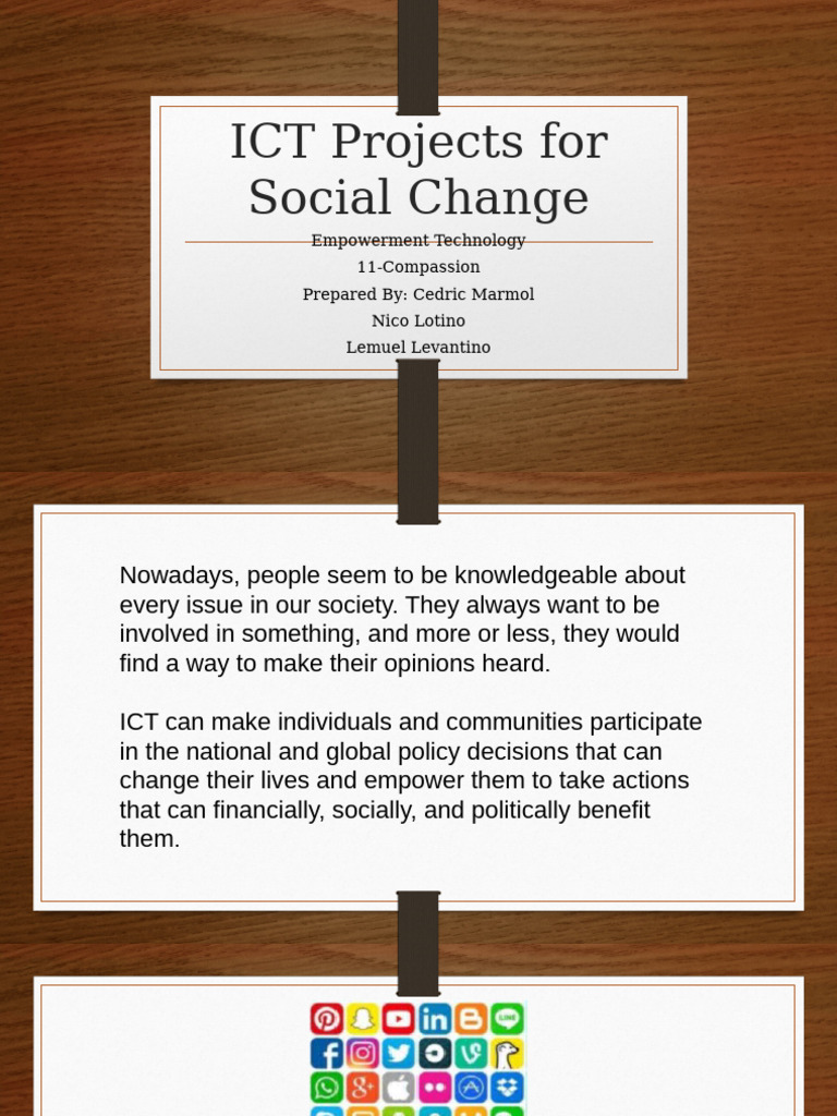 ICT Projects For Social Change | PDF | Websites | Search Engine ...