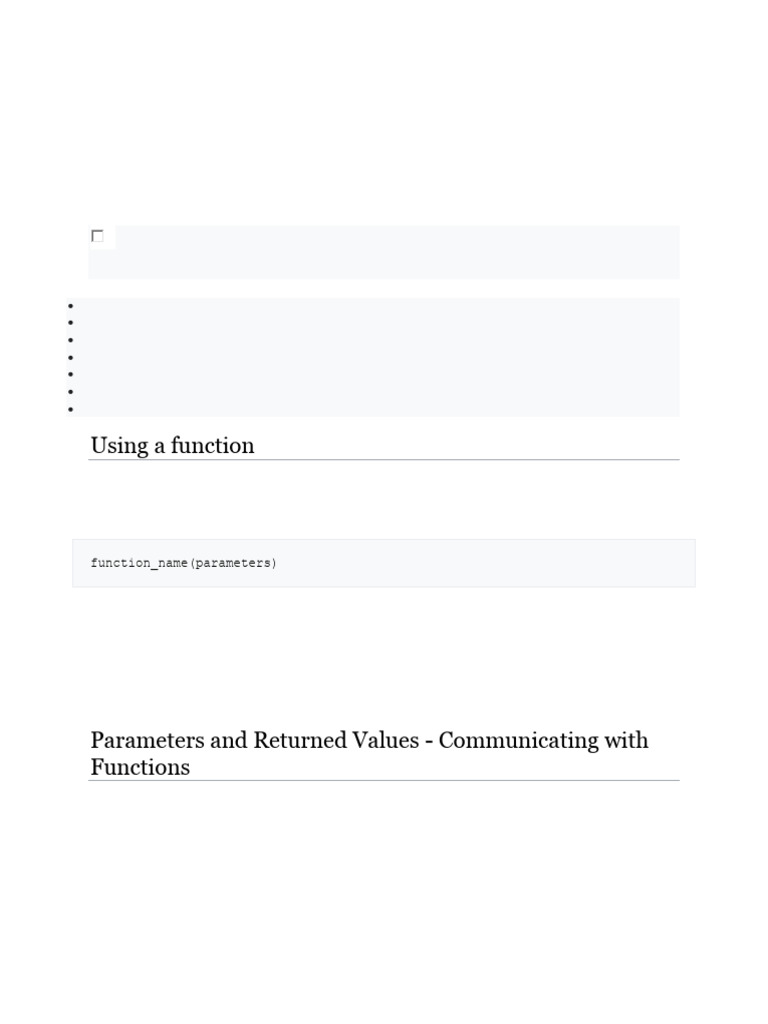 A Beginner_s Python Tutorial-Functions | PDF | Parameter (Computer ... A Beginner_s Python Tutorial-Functions | PDF | Parameter (Computer ...