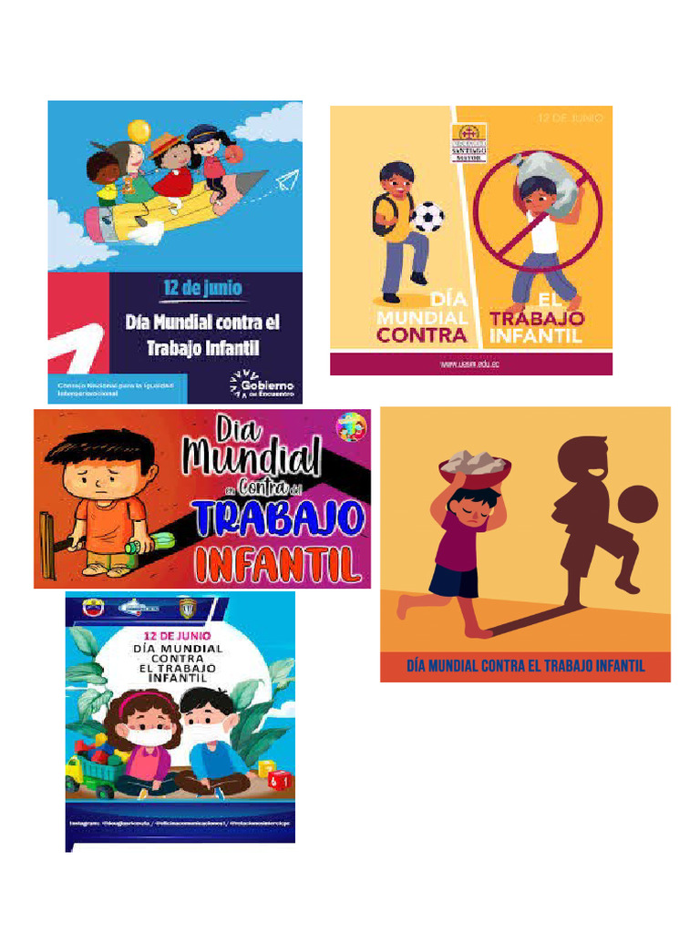 Dia Mundial Contra El Trabajo Infantil | PDF