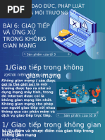 Ưu Và Nhược Điểm Của Giao Tiếp Trên Không Gian Mạng | PDF