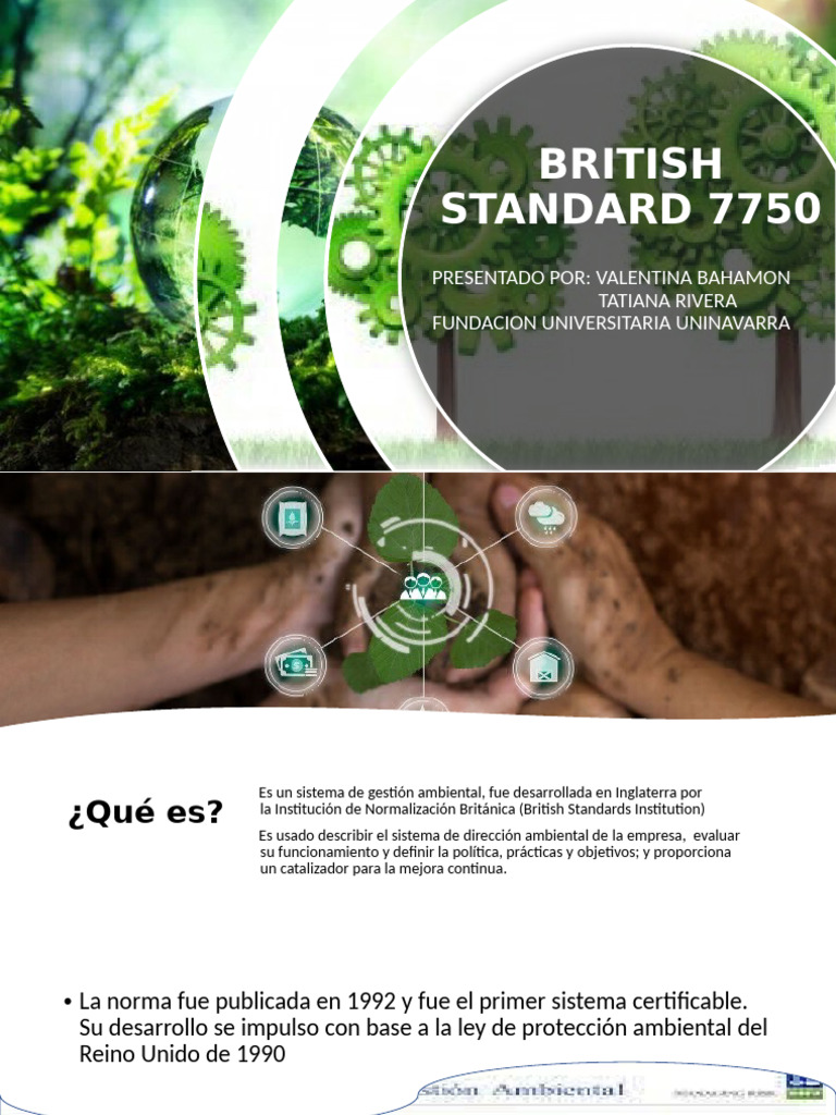 Norma BS 7750: Gestión Ambiental Efectiva | PDF