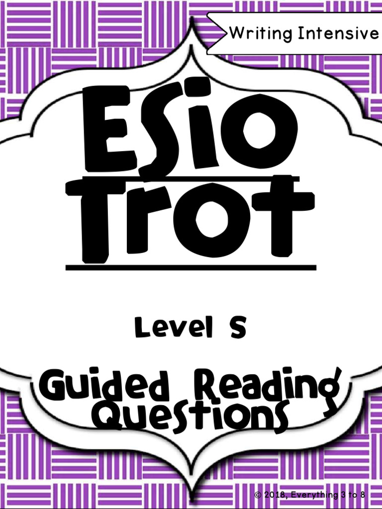 Esio Trot: Guided Reading Questions | PDF