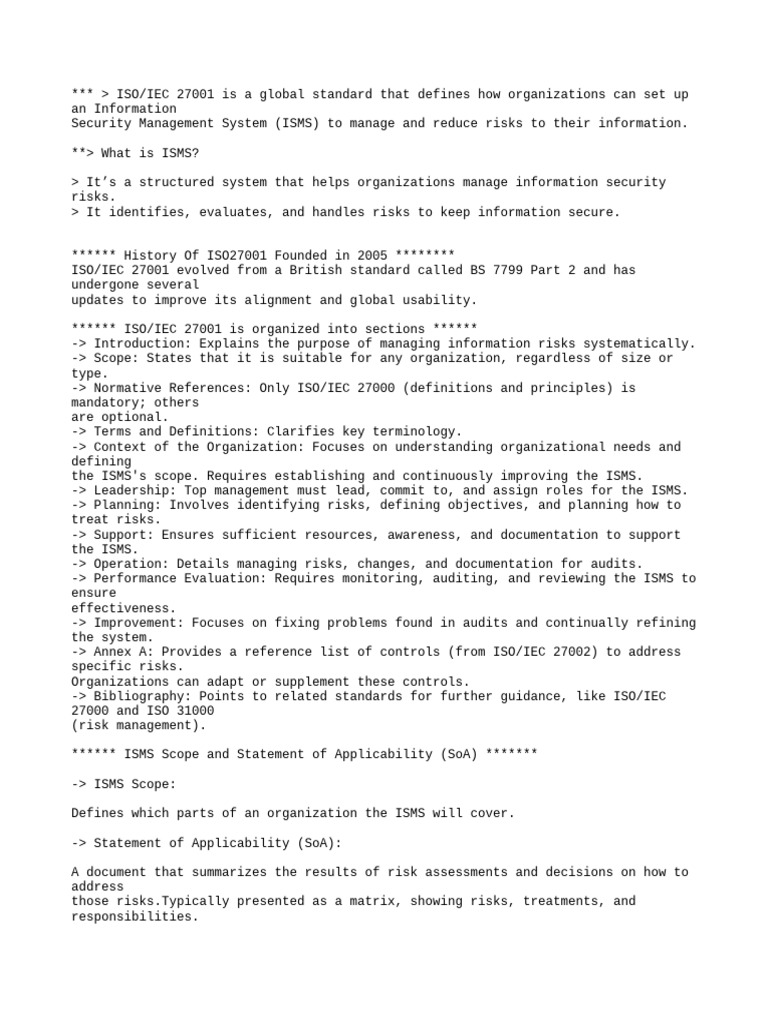ISO 27001: Setting Up ISMS Guide | PDF