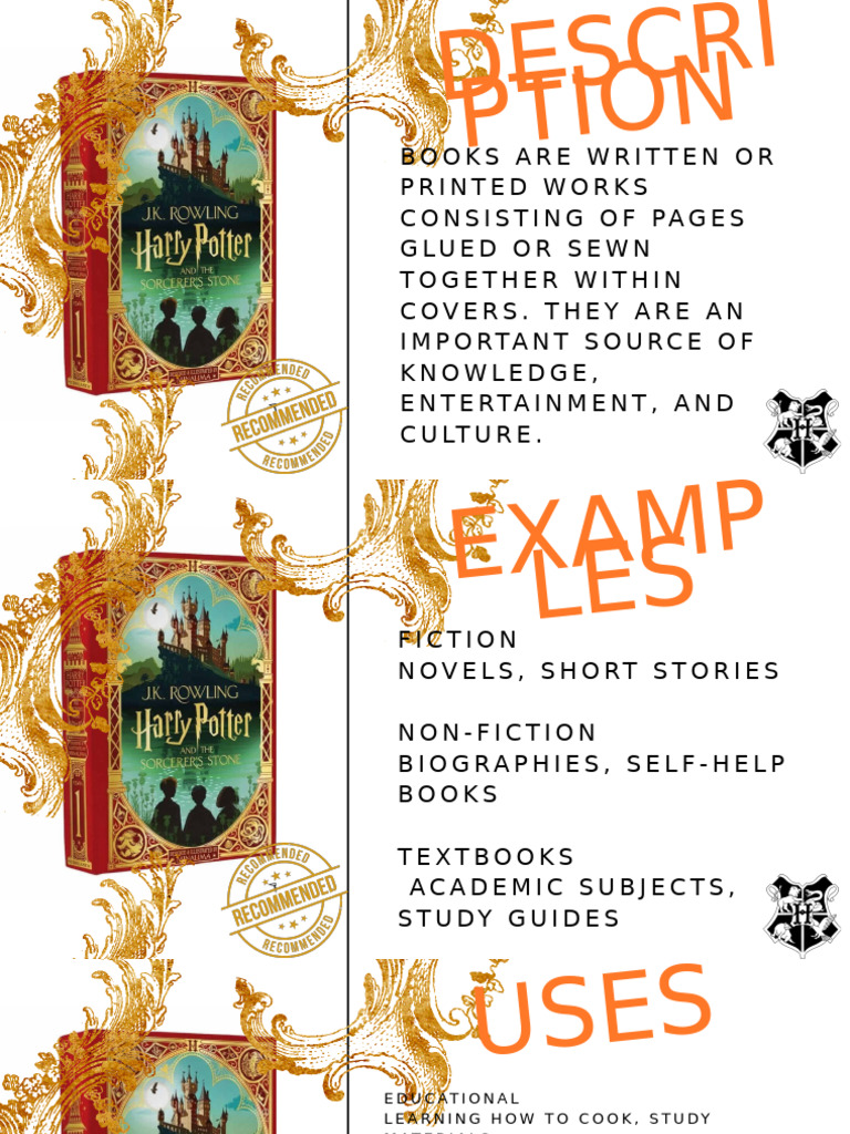 Books Discreption Example Uses | PDF