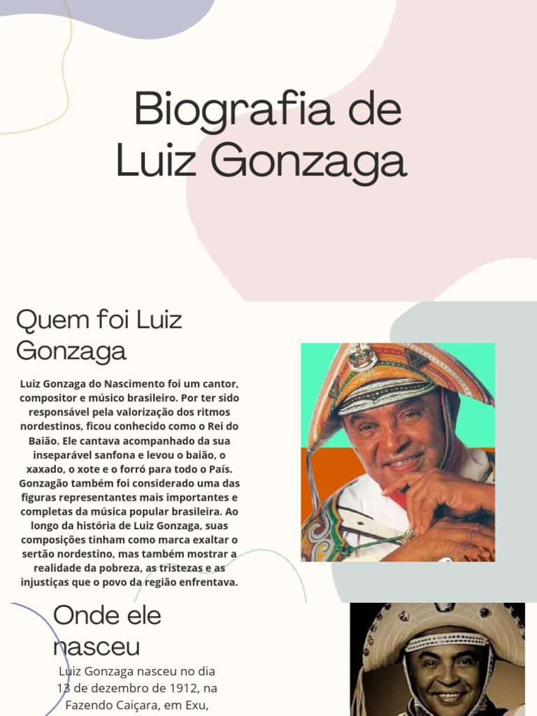 Biografia de Luiz Gonzaga - 20240508 - 194634 - 0000 | PDF