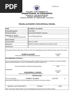 Travel Order Form | PDF