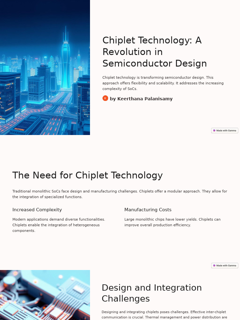 Chiplet Technology: Future of Semiconductors | PDF | System On A Chip ...