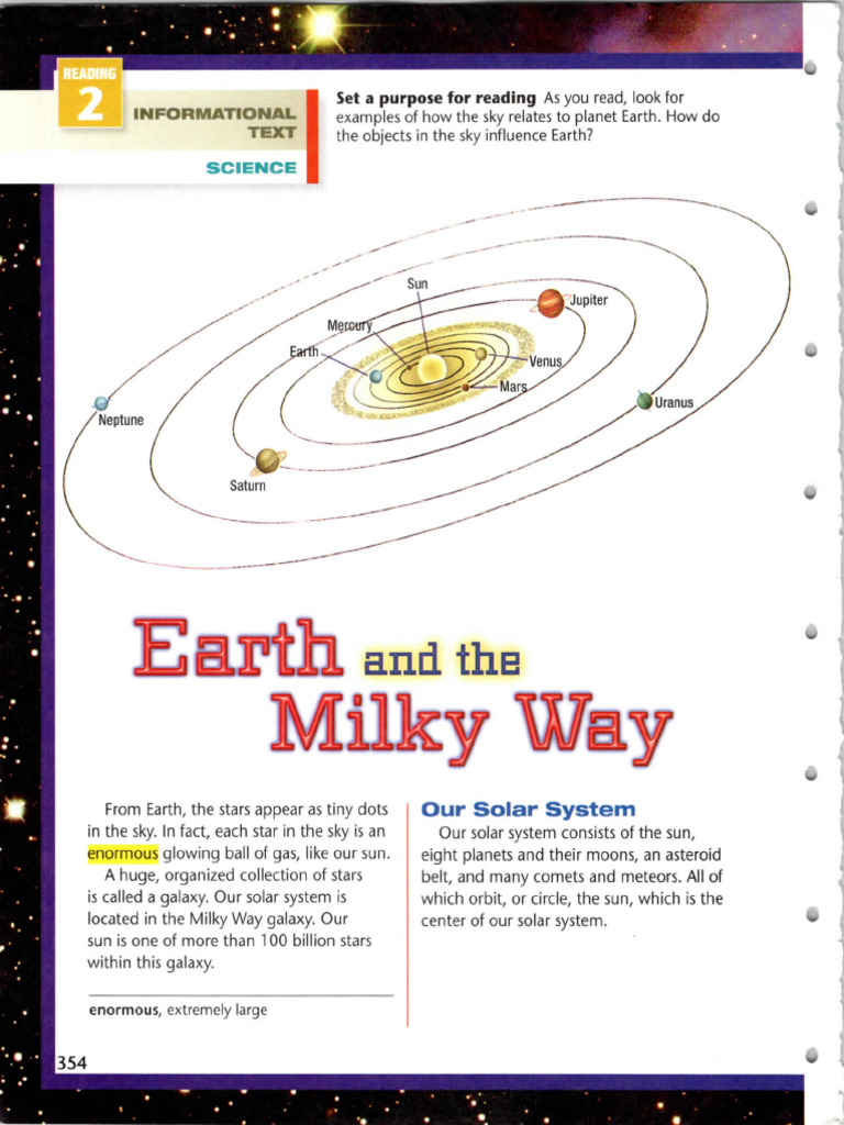 Earth and The Milky Way | PDF