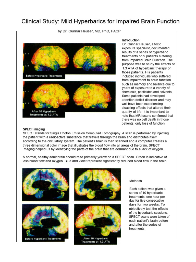 Brain Study-clinicalstudyimpaired brain function | PDF | Medicine ...
