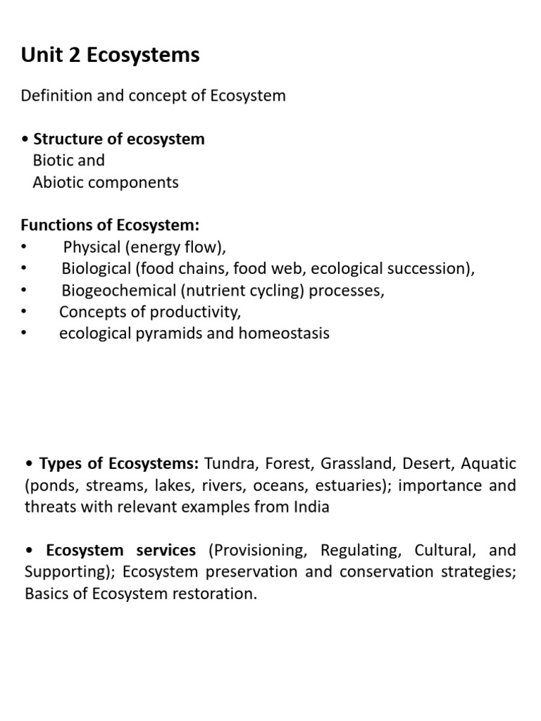 Unit 2 Ecosystem Till Nutrient Cycle (Bcom Hons) | PDF | Eutrophication ...