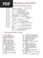 Ficha Práctica Tilde Diacritica | PDF