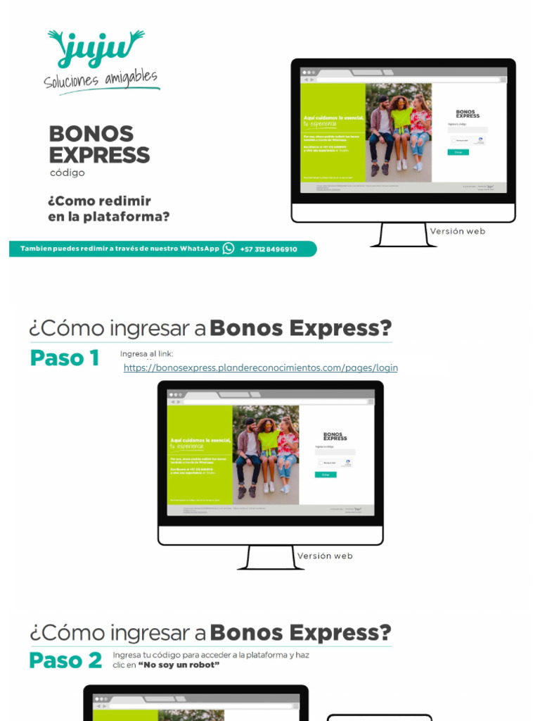 Paso A Paso para Redimir Tu Bono | PDF