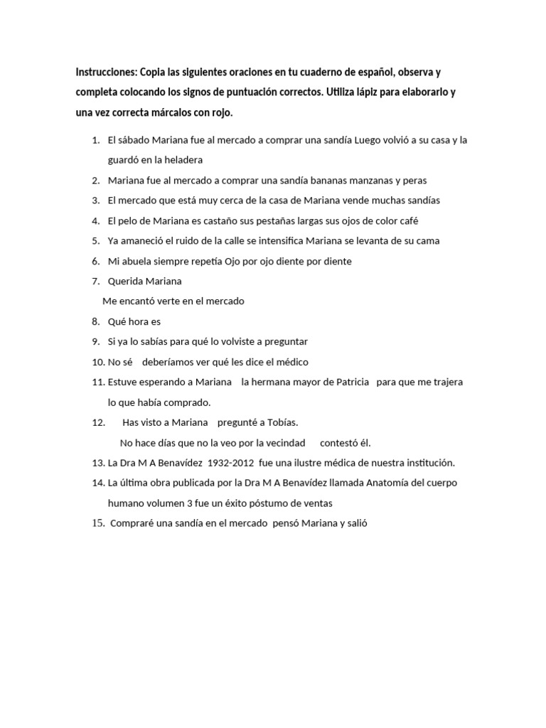 Ejericios de Signos | PDF